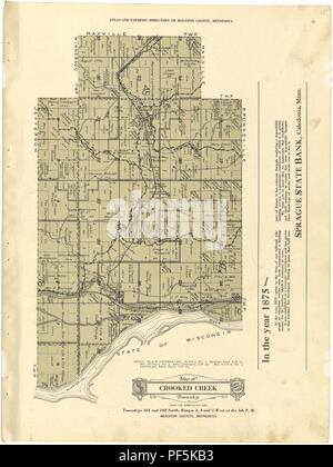 Atlas and farmers' directory of Houston County, Minnesota - containing ...