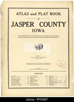 Atlas and plat book of Jasper County, Iowa - containing outline map of ...