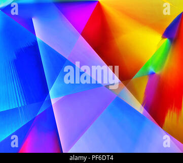Colorful angular abstracts Stock Photo - Alamy