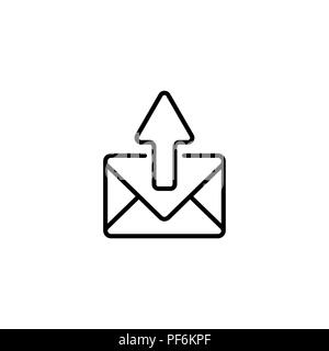 Symbol of incoming and outgoing mail Stock Photo: 60029376 - Alamy