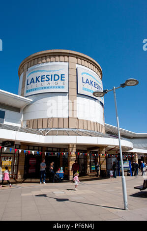 Lakeside Village Outlet Shopping in Doncaster Soiuth Yorkshire UK Stock ...