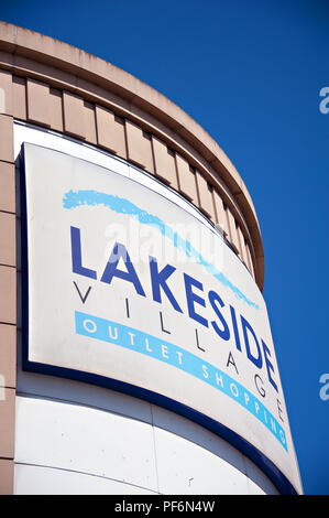 Lakeside Village Outlet Shopping in Doncaster Soiuth Yorkshire UK Stock ...