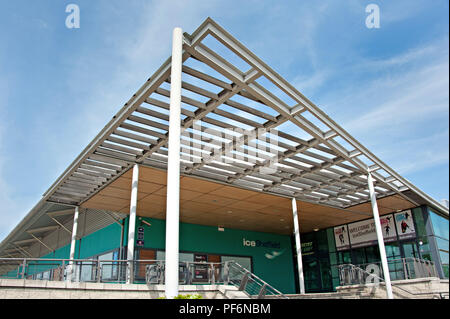The main entrance for Ice Sheffield, Olympic designed Ice skating ...