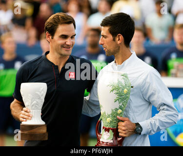 US Open Winners Trophies during the draw ceremony at the 2019 US Open ...