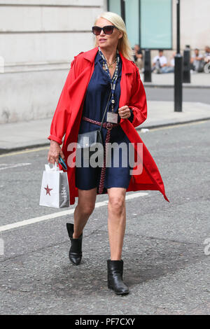Anneka Rice tv presenter with her two sons Joshua and Thomas Stock ...