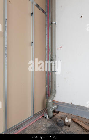 soil stack installation Stock Photo - Alamy