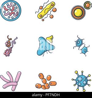 Biocontrol icons set, cartoon style Stock Vector Image & Art - Alamy