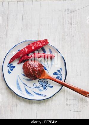 Korean sources red pepper paste, red pepper paste sauce Stock Photo - Alamy