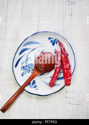 Korean sources red pepper paste, red pepper paste sauce Stock Photo - Alamy