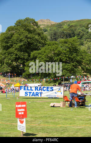 The Annual Ambleside Sports event, Ambleside, Lake District, UK Stock ...