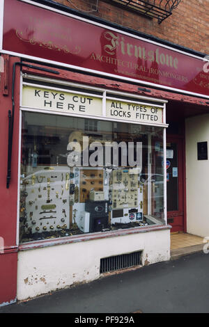 Locksmith shop window display Stock Photo - Alamy