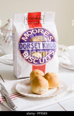 Dorset Knob a traditional triple baked bread roll produced by S Moores ...