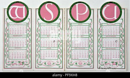Calendar of year 1913 Stock Photo - Alamy