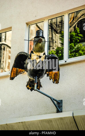 The Ulm Sparrow, symbol of the German city Stock Photo - Alamy