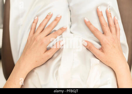 Detail of decorated nails Stock Photo - Alamy