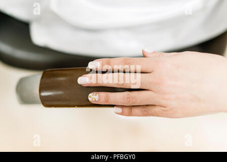 Detail of decorated nails Stock Photo - Alamy