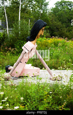 Maine, Cushing, Georges River Land Preserve, Langlois Sculpture Garden ...