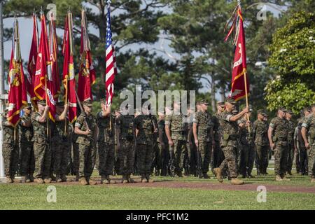U.S. Marine Corps Maj. Owen Trotman, the operations officer for Task ...