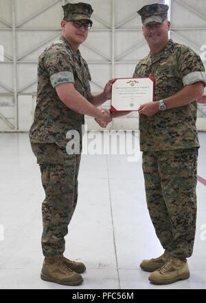 U.S. Marine Corps Col. Nathan “MOG” Marvel, commanding officer of ...