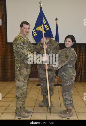 Lt. Col. Tiffany Feet assumes command of the 385 Expeditionary Aircraft ...