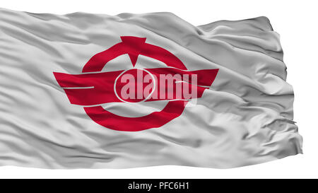 Konan City Flag, Japan, Aichi Prefecture, Closeup View Stock Photo - Alamy
