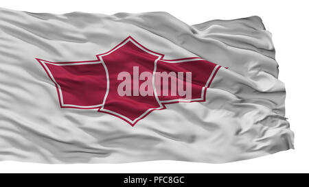 Obama City Flag, Japan, Fukui Prefecture, Closeup View Stock Photo - Alamy