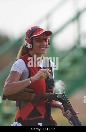 Palembang. 21st Aug, 2018. Ray Bassil (L) and Alain Moussa of Lebanon ...