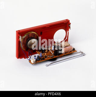 Insides of a portable radio Stock Photo - Alamy