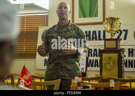 U.S. Marine Corps Col. Nathan “MOG” Marvel, commanding officer of ...