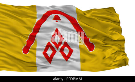 Gavrilov Yam City Flag, Russia, Yaroslavl Oblast, Closeup View Stock ...