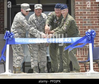 Lt. Col. Jon Michael Taylor, Intel Squadron Commander speaks to ...