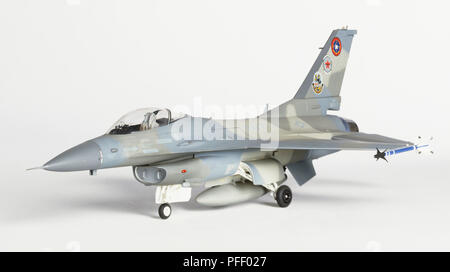 Model grey miniature fighter jet created on a 3d printer Stock Photo ...