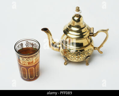 High angle view of sweet food processing on machinery in factory Stock ...