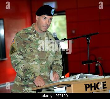 U.S. Army Col. Kenneth D. Spicer, Public Health Command Europe ...