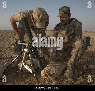 U.S. Army mortar teams from Apache Company, 1st Battalion, 501st ...