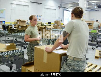 U.S. Air Force Amn. Haley Brown, a 125th Fighter Wing Logistics ...
