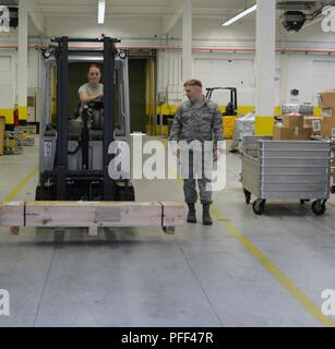 U.S. Air Force Amn. Haley Brown, a 125th Fighter Wing Logistics ...