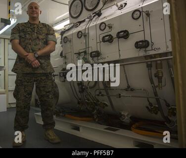 The Pressure chamber for marine diving Stock Photo - Alamy