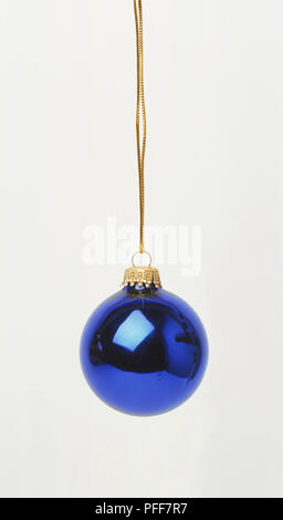 Christmas baubles and decorations hanging on the tree Stock Photo - Alamy