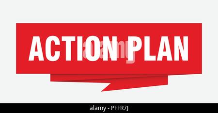 action plan sign. action plan paper origami speech bubble. action plan ...