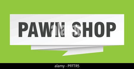 pawn shop banner sign. pawn shop speech bubble label set Stock Vector ...