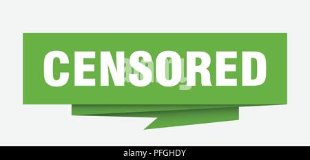 censored speech bubble. censored sign. censored banner Stock Vector ...