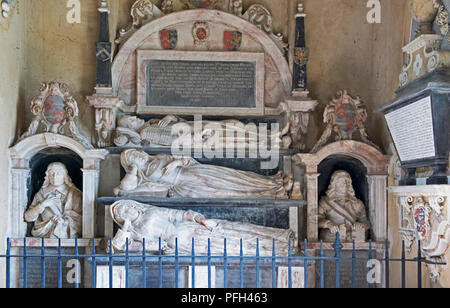 Interior of St Michael's Church, Edmondthorpe, Leicestershire,England ...