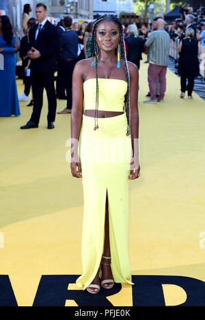 Shantol Jackson attending the premiere of Yardie at the BFI Southbank ...