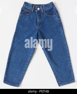 Blue jeans is the front view Stock Photo - Alamy