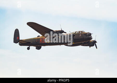 Acro Lancaster at Southport Air Show Stock Photo - Alamy