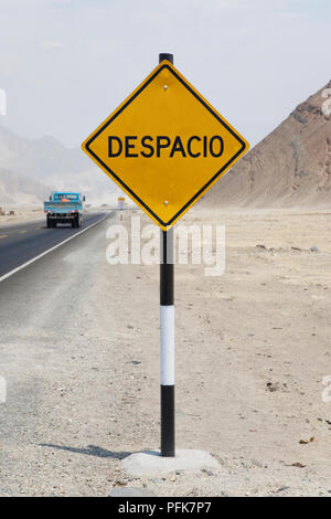 despacio road sign Stock Photo - Alamy
