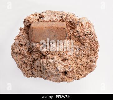 Sanidine mineral rock Stock Photo - Alamy