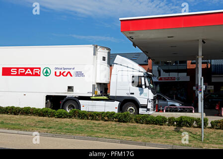 A Spar delivery truck Stock Photo - Alamy