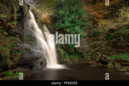 Posforth Gill waterfall, North Yorkshire Stock Photo - Alamy